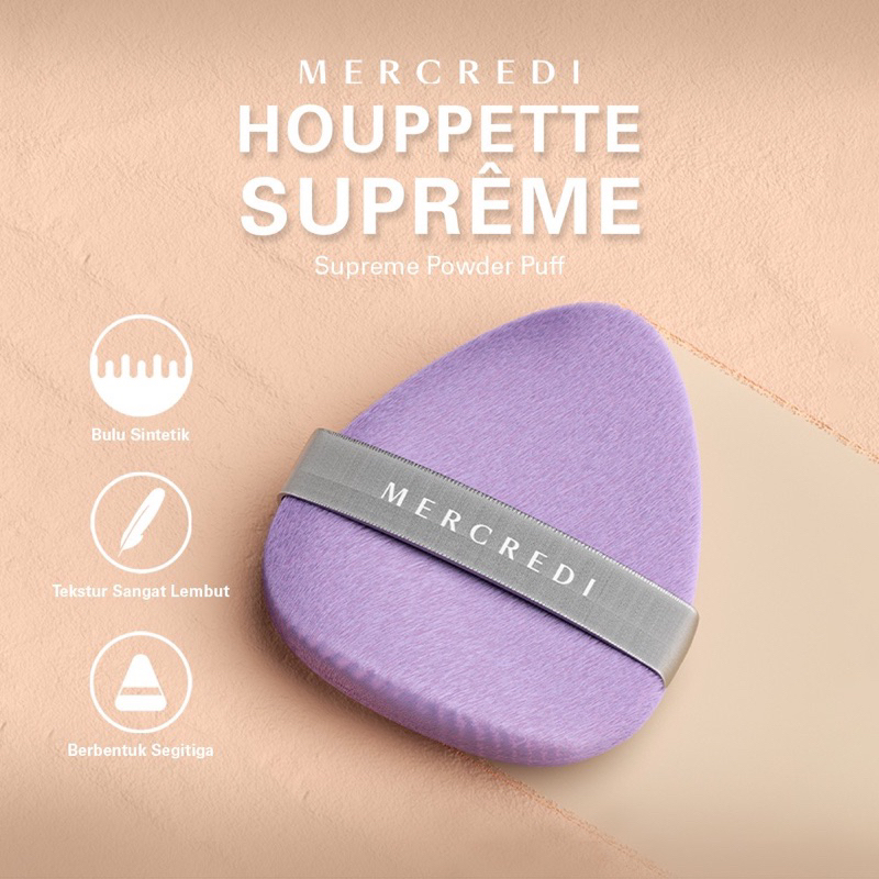 Jual MERCREDI Houpette Supreme Puff Mercredi Midi | Shopee Indonesia