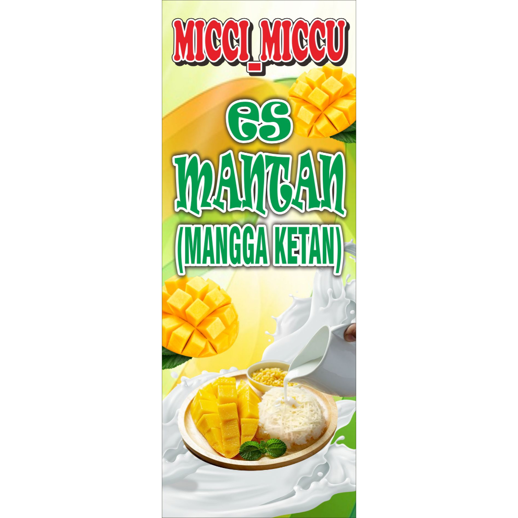Jual BANNER ES MANTAN (MANGGA KETAN) | Shopee Indonesia
