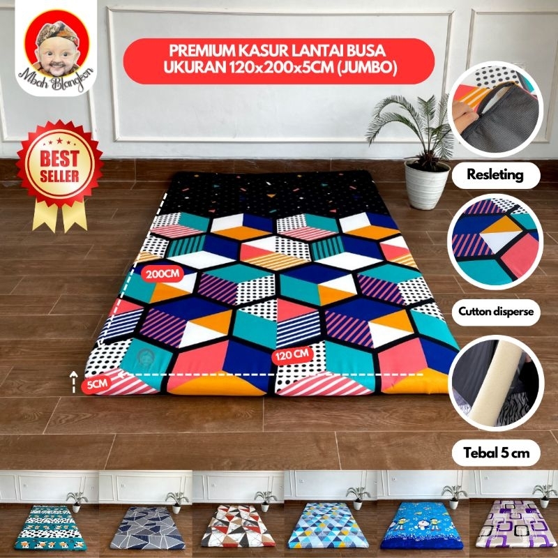 Jual SUPER Premium Kasur Lantai Busa Ukuran 120x200x5cm (Muat 2 orang ...