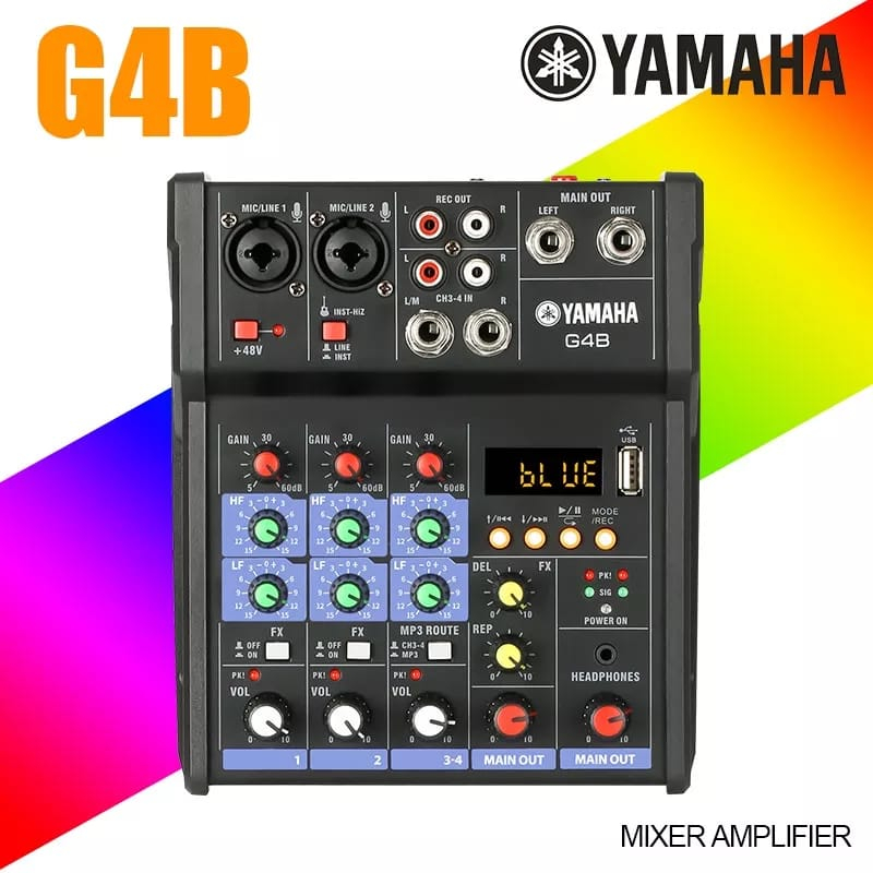 Jual AUDIO MIXER YAMAHA G4B BLUETOOTH,USB,RECORD,SOUNDCARD,REVERB Mixer ...