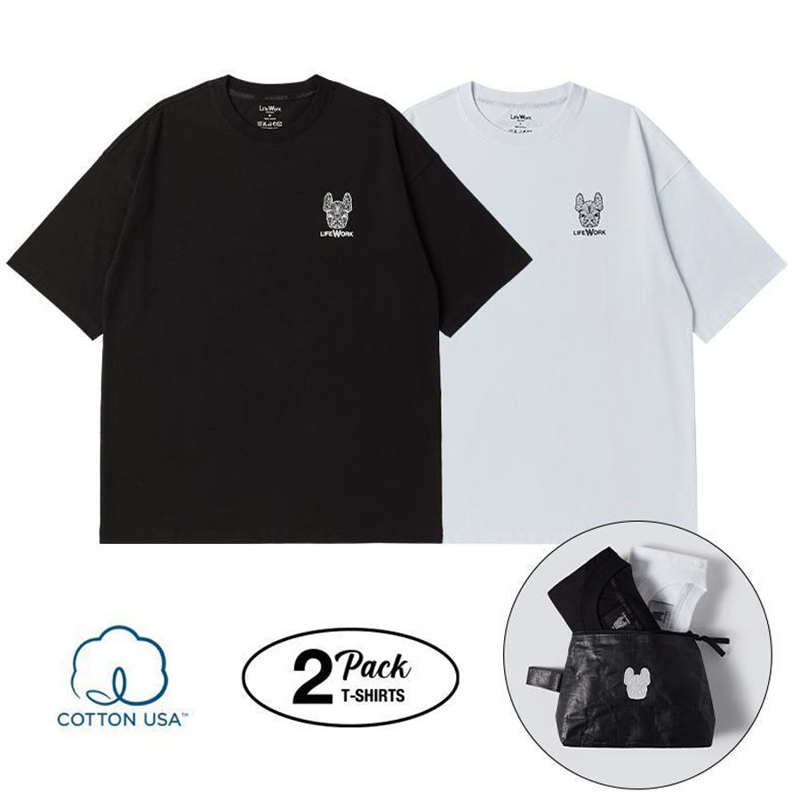 Jual LIFEWORK 2PACK T-SHIRT | Shopee Indonesia