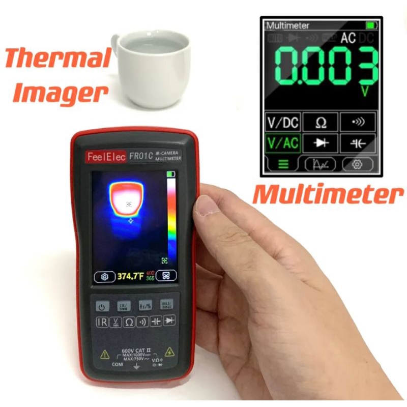Jual multimeter thermal imager industrial camera DC AC thermography ...