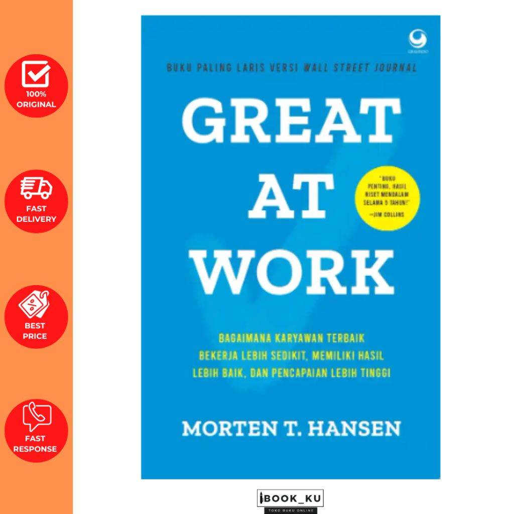 Jual Buku Great at Work - Morten T. Hansen - Original | Shopee Indonesia