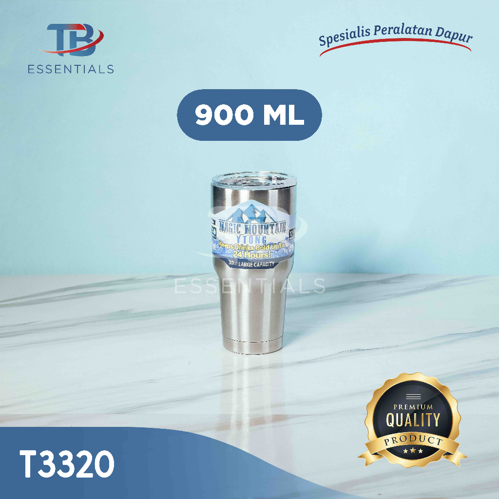 Jual TB ESSENTIALS - T 3320 (900ml) TERMOS AIR PANAS DAN DIINGIN PREMIUM | Shopee Indonesia