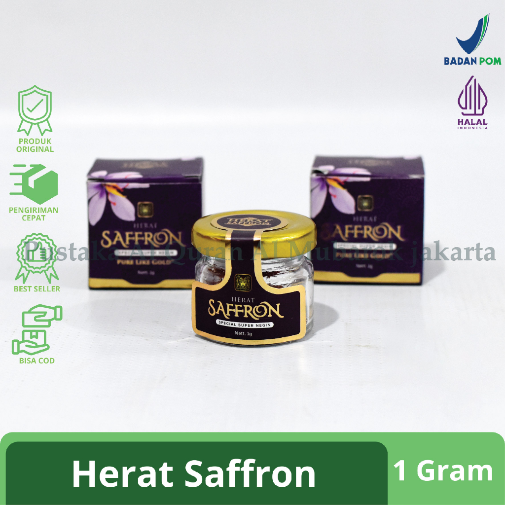 Jual Herat Saffron Original 1 Gram Bunga Shafron Teh Putik Herat ...
