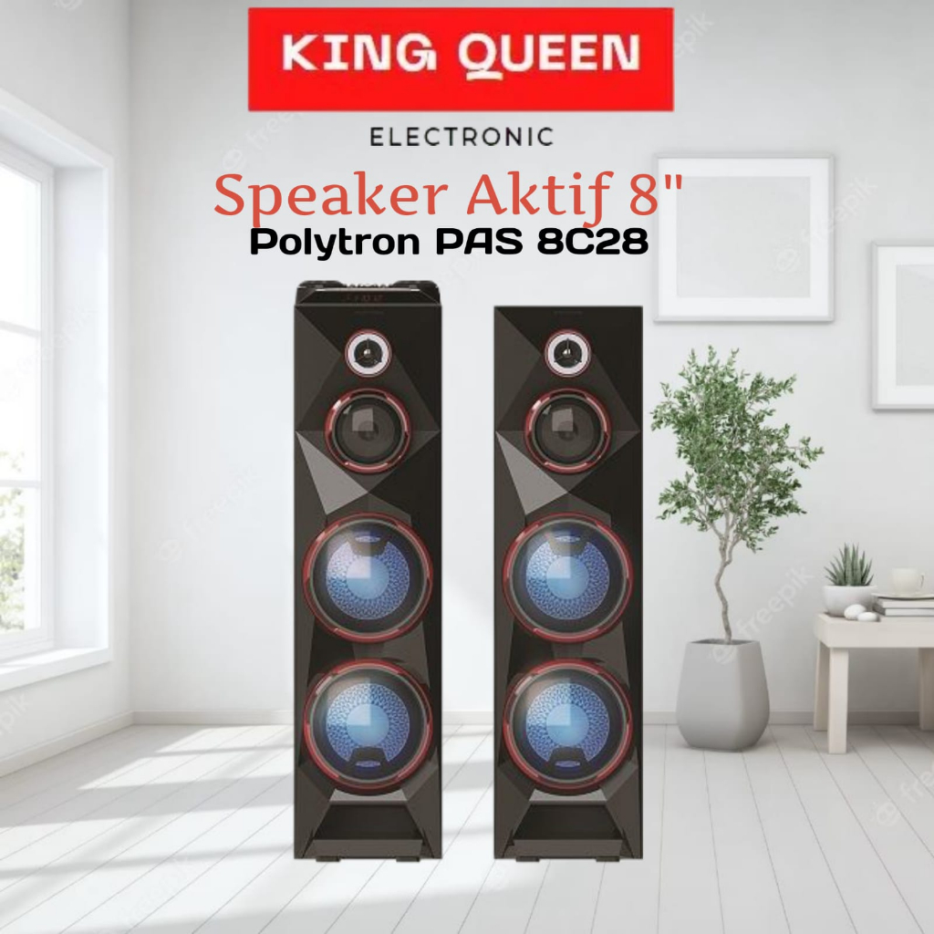 Jual Speaker Aktif 8" Polytron PAS 8CF28 ( Bluetooth, New Look ...