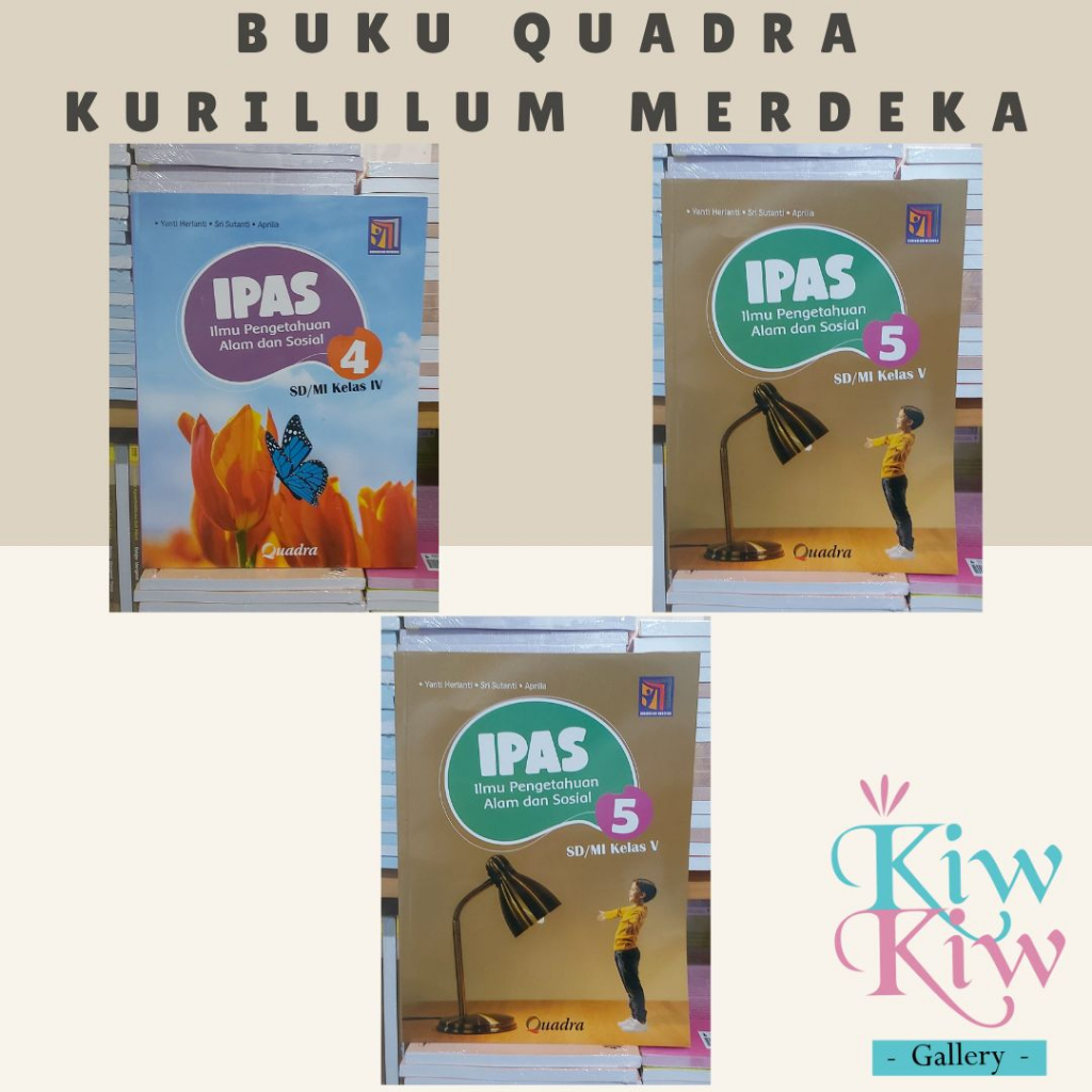Jual Buku IPAS (Ilmu Pengetahuan Alam dan Sosial) Kelas 4, 5, 6 SD/MI Kurikulum Merdeka - Quadra ...