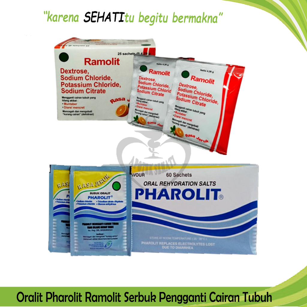 Jual Oralit Ramolit Sachet Pengganti Cairan Tubuh Dehidrasi | Shopee ...