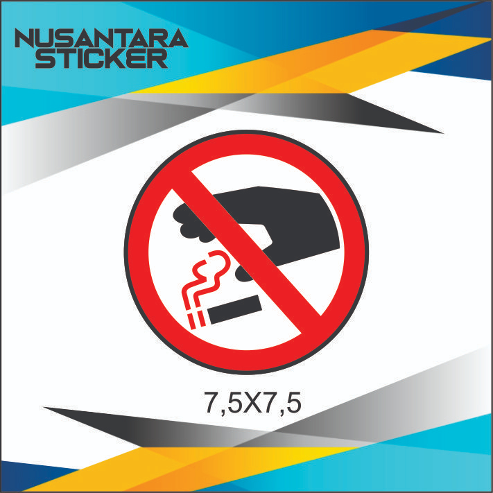 Jual stiker motor dilarang ambil rokok | Shopee Indonesia