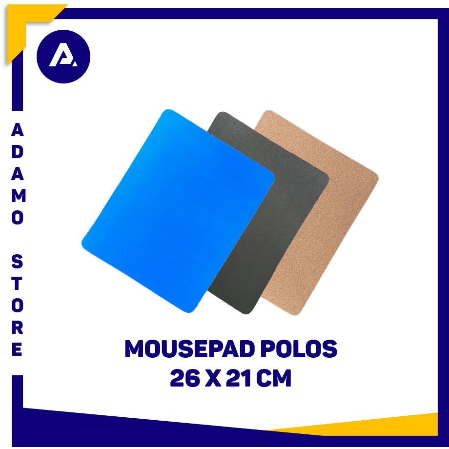 Jual Mousepad Polos Hitam Anti Slip 26x21cm | Shopee Indonesia