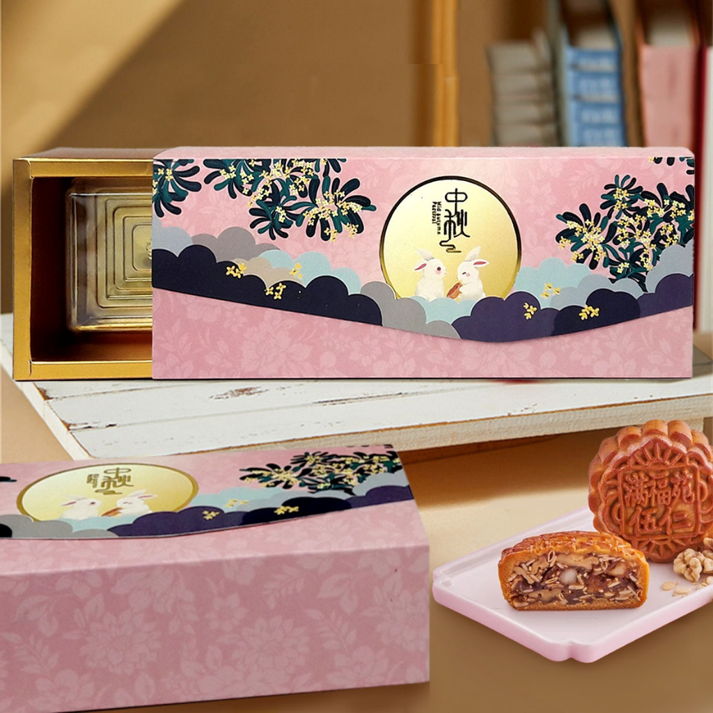 Jual Box Mooncake Dus Kue Bulan Box Wimala 2 ( 1 Bal 24 Set ) Kotak Kue Bulan | Shopee Indonesia