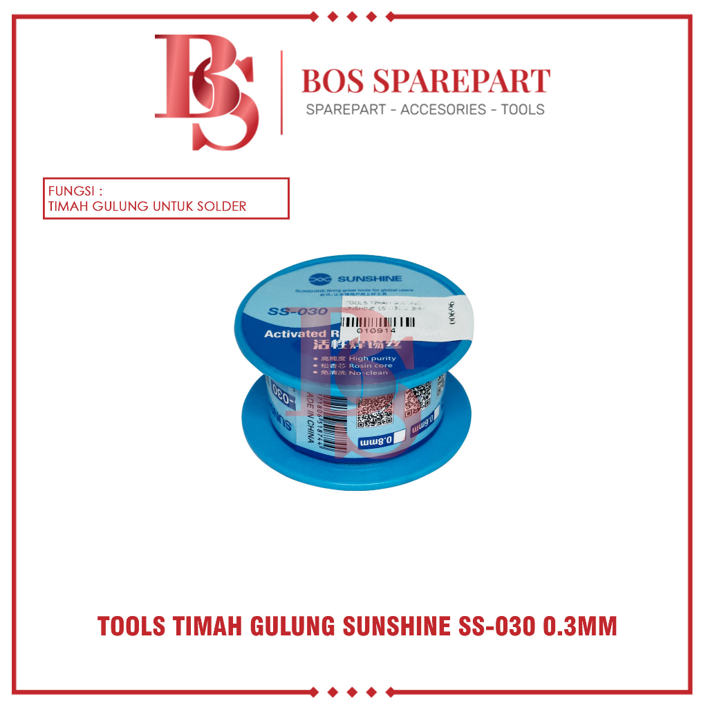 Jual TOOLS TIMAH GULUNG SUNSHINE SS-030 0.3MM | Shopee Indonesia