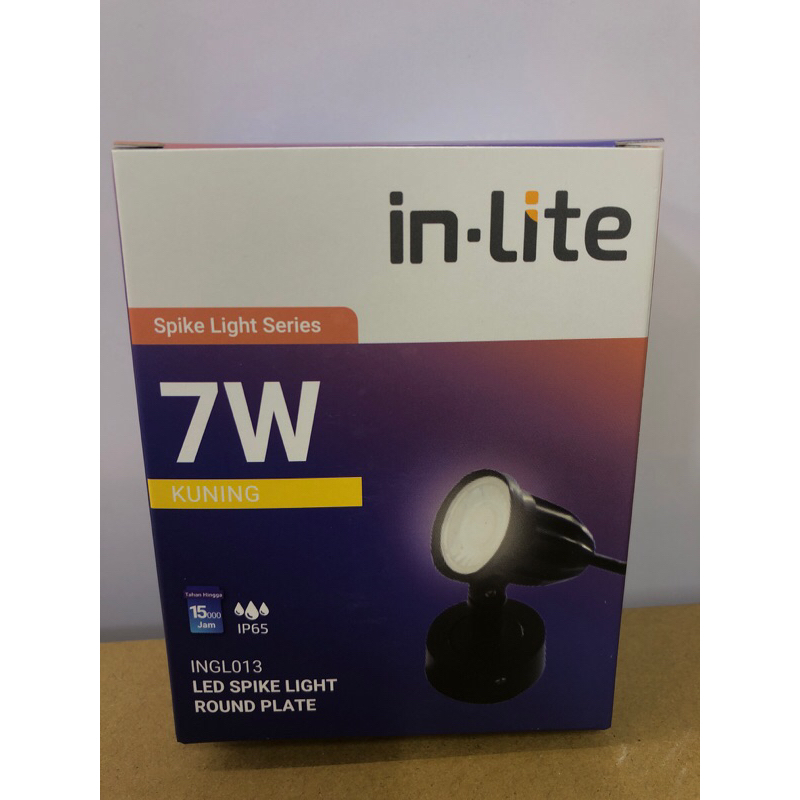 Jual Lampu Taman Inlite 7watt INGL013 kuning 3000k | Shopee Indonesia
