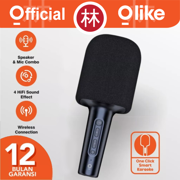 Jual Olike KM1 Portable Microphone Wireless Karaoke Mic BT 5.0 Aux ...