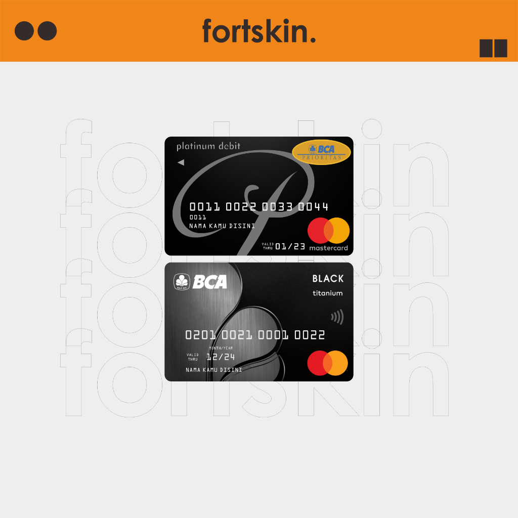 Jual SKIN CARD ATM BANK SERIES (CUSTOM) | Shopee Indonesia
