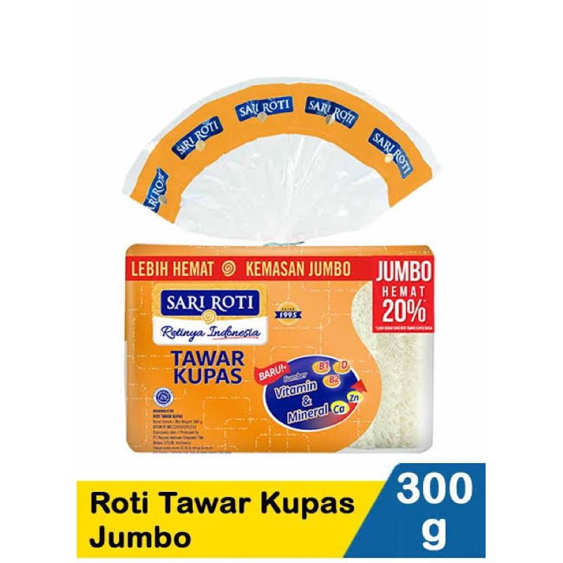 Jual SARI ROTI TAWAR KUPAS JUMBO 300 GR TERMURAH | Shopee Indonesia