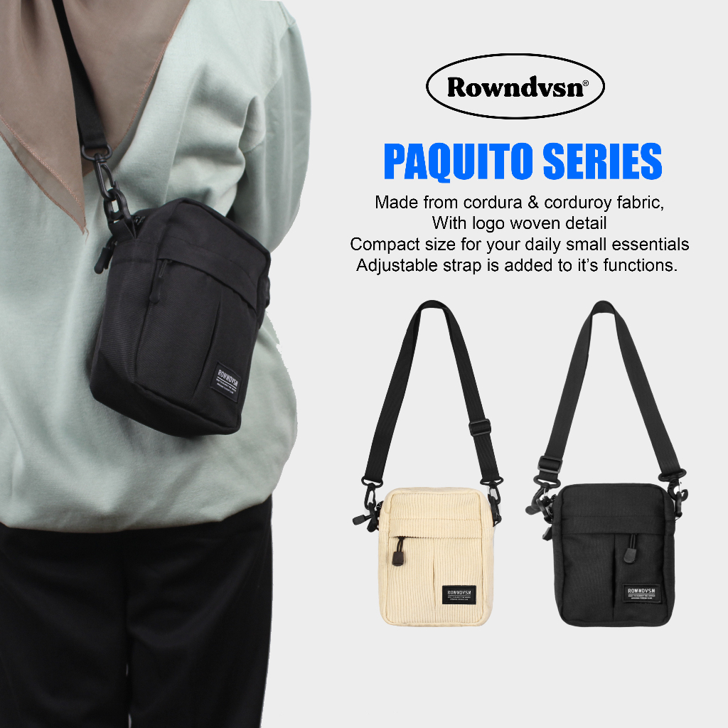 Jual Rown Division Official Sling Bag Black - Rowndvsn Tas Selempang ...