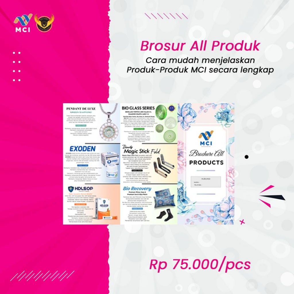 Jual Brosur Semua Produk MCI IND | Shopee Indonesia