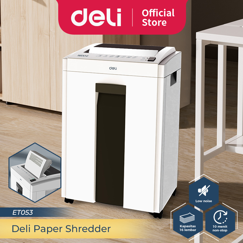 Jual Deli Paper Shredder / Mesin Penghancur Kertas Otomatis Kapasitas ...