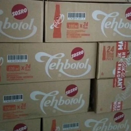 Jual Teh Botol Sosro Original 330ml 1Dus isi 24 | Shopee Indonesia