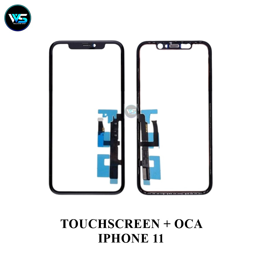 Jual Kaca Touchscreen Iphone 11 11 Pro 11 Pro Max + Oca + Frame | Shopee Indonesia