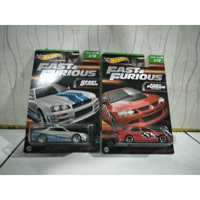 Jual Paket hemat Hotwheels fast and furious wave 2 Nissan skyline r34 ...