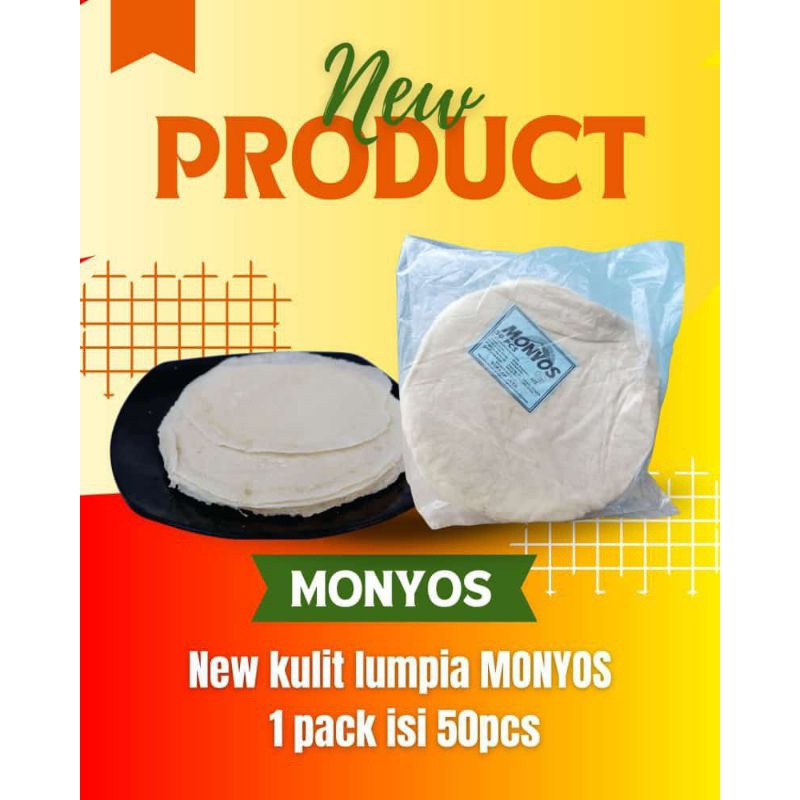 Jual KULIT LUMPIA MONYOS ISI 50 LEMBAR | Shopee Indonesia