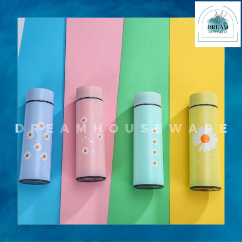 Jual Botol Kaca DAISY Tumbler Minum Kaca Bunga Daisy 400ml | Shopee ...