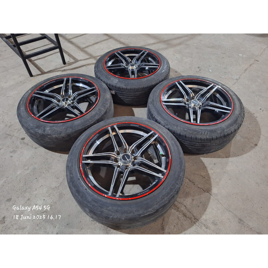 Jual Velg Mobil Bekas Ring 16 Lubang 4 RACING R16X7 8X100-114,3 ET35 185 55 R16 | Shopee Indonesia