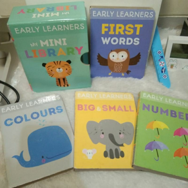 Jual Buku anak Boxset Boardbook Early Learners MY MINI LIBRARY | Shopee ...