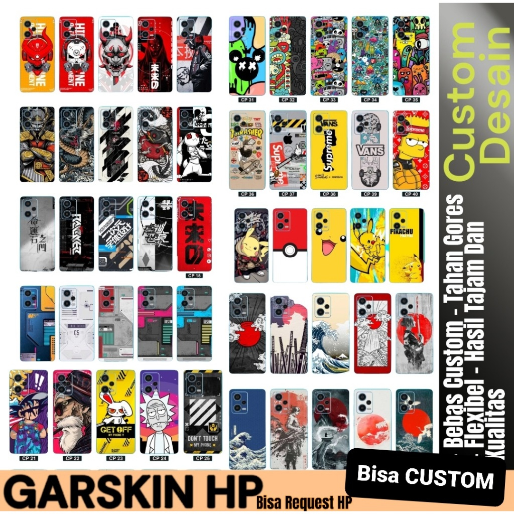 Jual Skin CUSTOM Design REQUEST ( Bebas Foto ) Xiaomi POCO F6 F5 F4 ...
