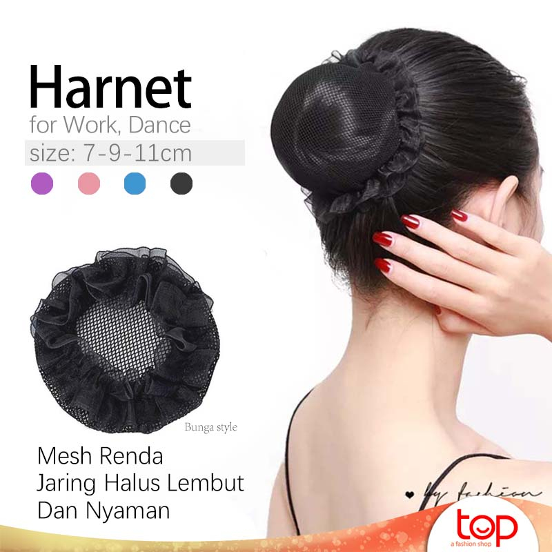 Jual Hairnet Ballerina Bun Hairnet Mesh Jaring Sanggul Cepol Konde ...