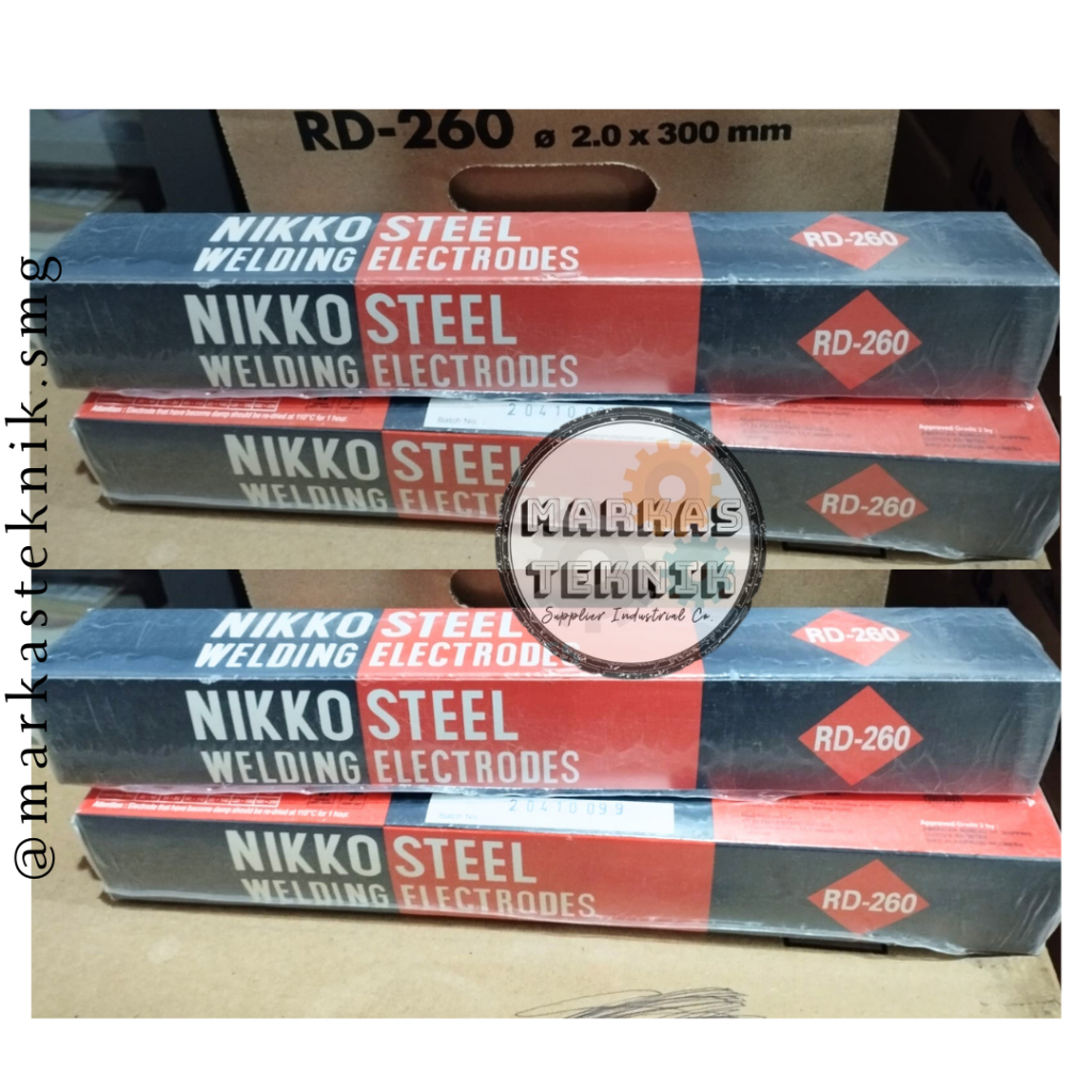 Jual Kawat Las RD-260 2mm x 300mm (2KG) / Kawat Las RD 260 2 MM Per 2KG ...