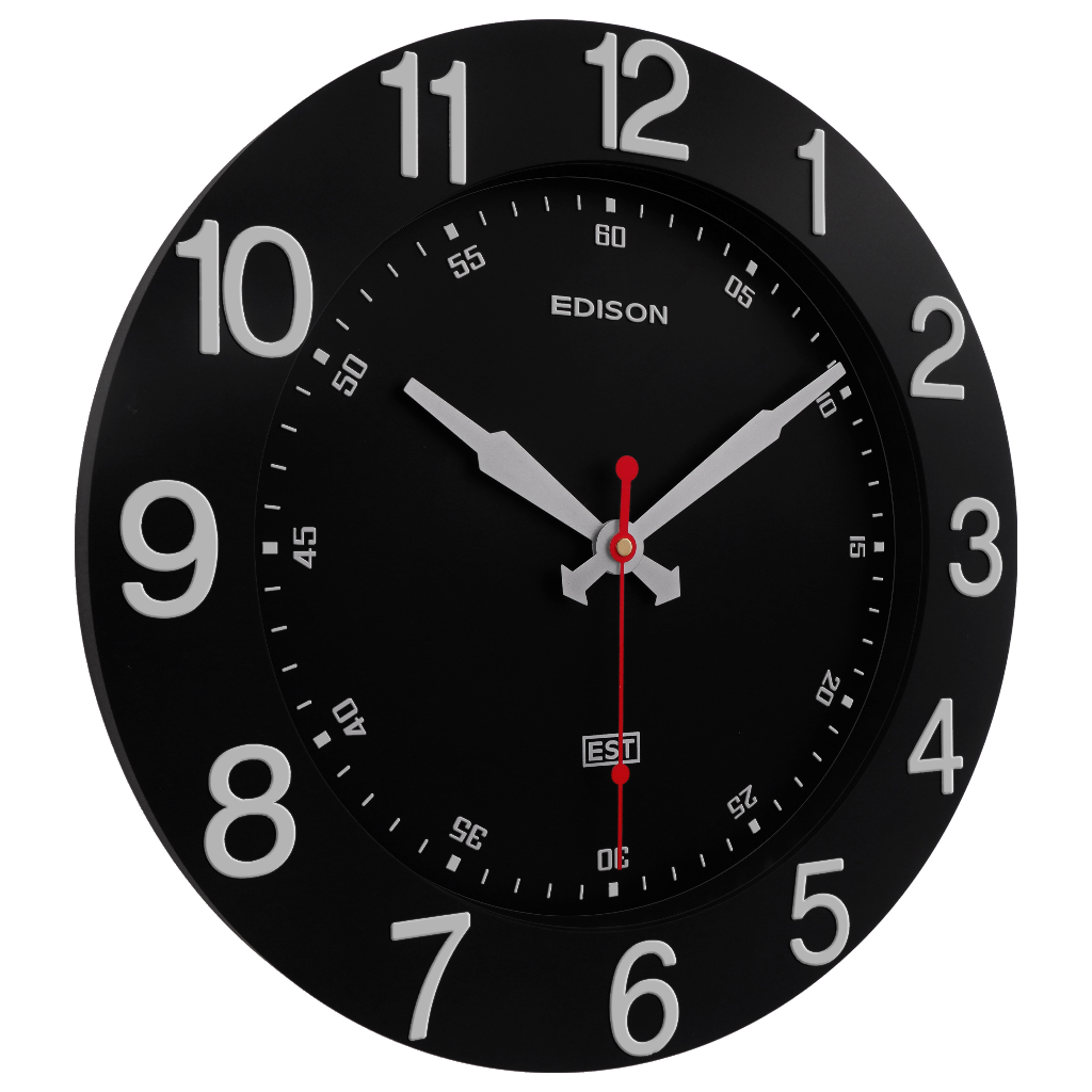 Jual Jam Dinding Edison Sweep EST ES 400 TL Timbul Diameter 400mm 40cm ...