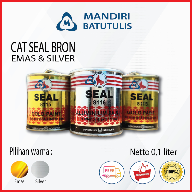 Jual Cat Besi Kayu Brown Bron Bronze Emas Mas Gold Alumunium Perak ...