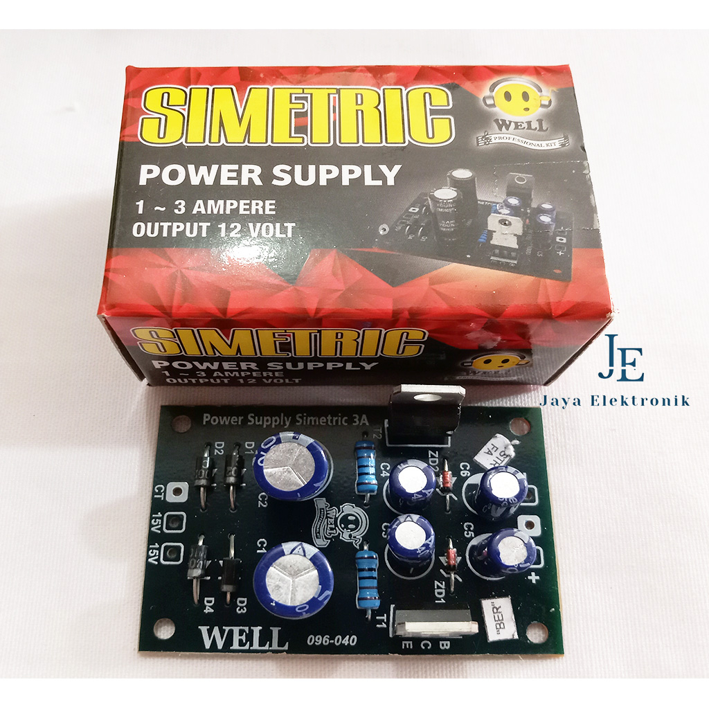 Jual Kit Power Supply Simetric Simetris 3A 12V WELL | Shopee Indonesia