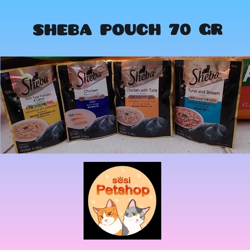 Jual SHEBA POUCH 70 GR (MAKANAN BASAH KUCING) | Shopee Indonesia