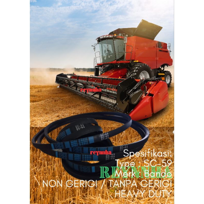 Jual Sabuk V belt Vanbelt BANDO SC59 SC52 Kombi Combine Harvester ...