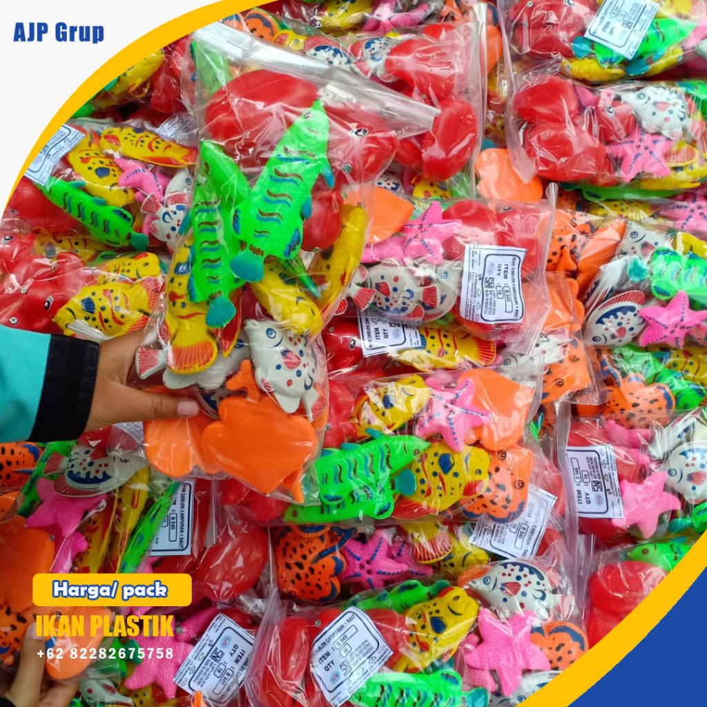 Jual ikan mainan ikan ikanan plastik ikan magnet | Shopee Indonesia