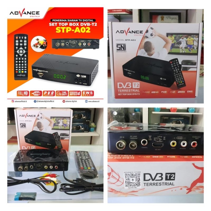 Jual +Setting Program STB Bisa TV Tabung/LED/LED STB Advance STPA02 ...