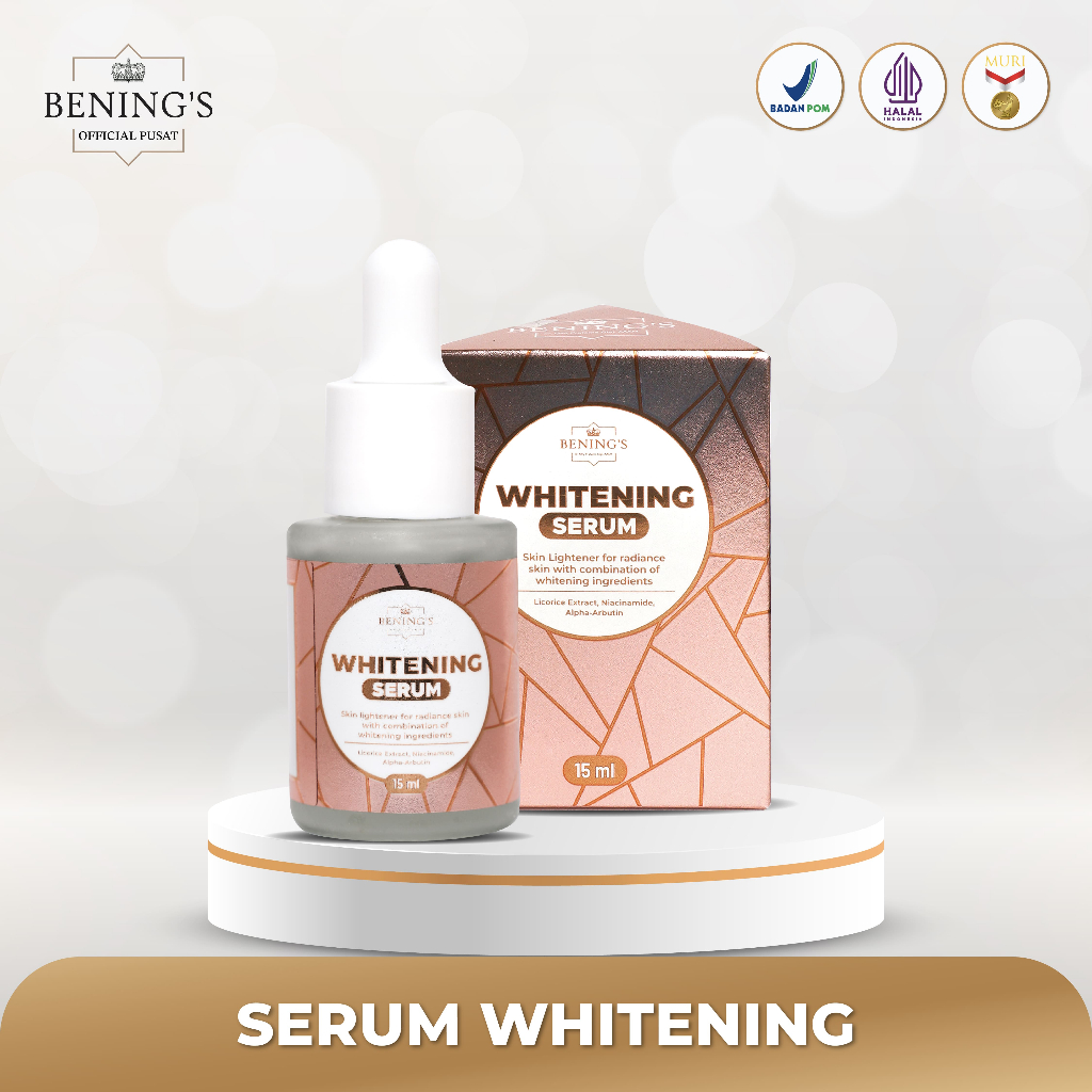 Jual Whitening Serum Benings Skincare by Dr Oky Pratama | Shopee Indonesia Jual Whitening Serum Benings Skincare by Dr Oky Pratama | Shopee Indonesia