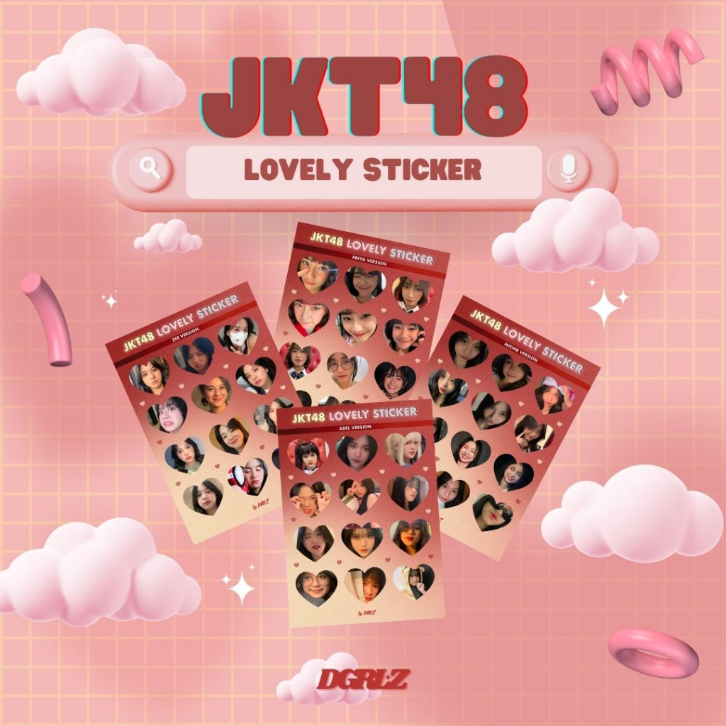 Jual [BACA DESC.] JKT48 LOVELY STICKER [12PCS LOVE STICKERS] // PREMIUM ...