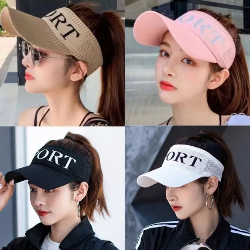 Jual Topi Sport Wanita Topi Senam Topi Tenis | Shopee Indonesia