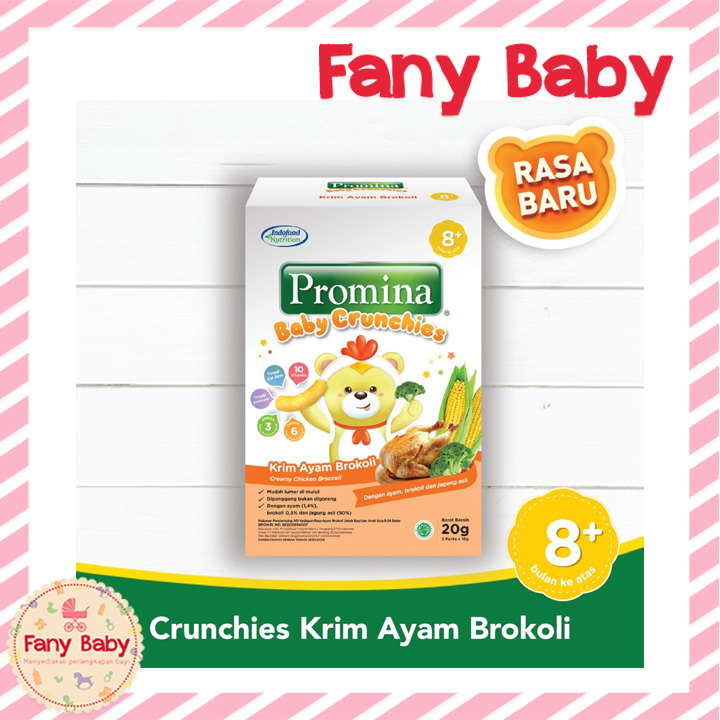 Jual PROMINA BABY CRUNCH CHICKEN BROCOLI 20GR | Shopee Indonesia