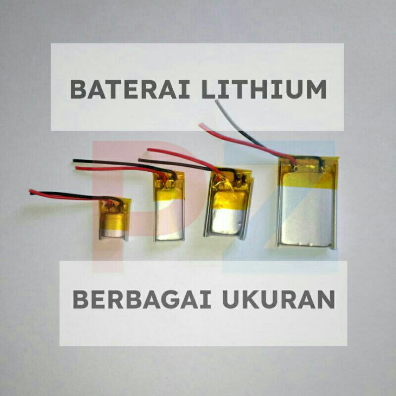 Jual Baterai Lithium Polymer Kecil Berbagai Ukuran Untuk TWS Headset ...