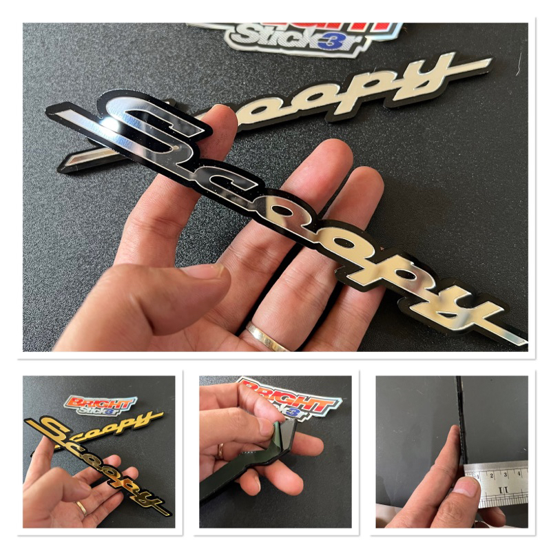 Jual Emblem SCOOPY Akrilik | Shopee Indonesia