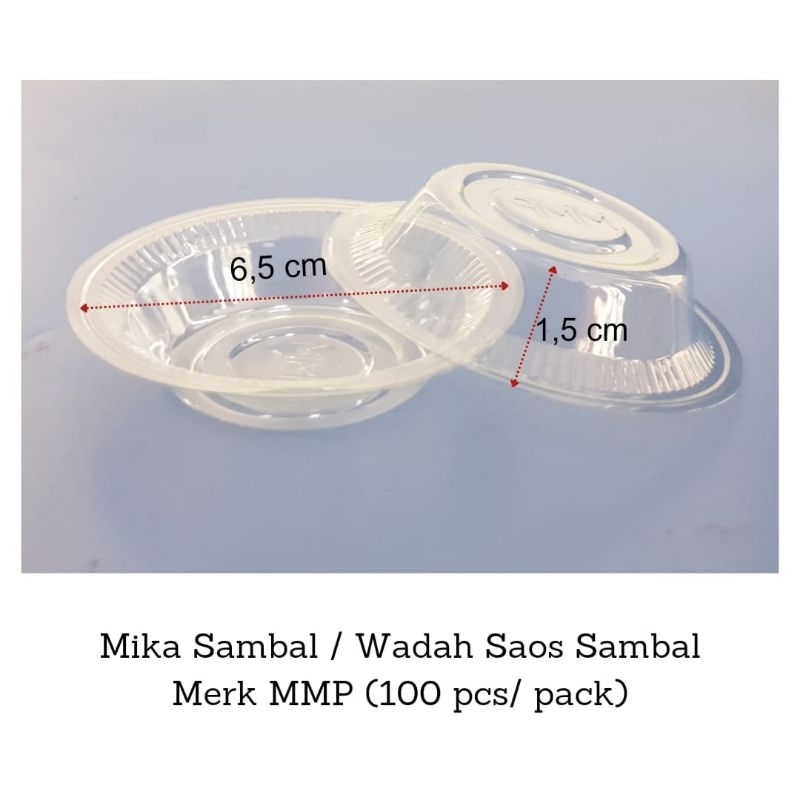 Jual Mika Sambal / Mika Saos / Tempat Saos Sambal. Isi 100 pcs | Shopee ...