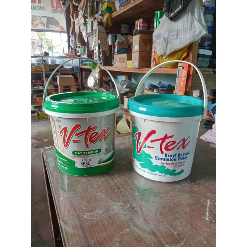 Jual cat tembok vtex 1kg vinyl acrylic emulsion paint | Shopee Indonesia