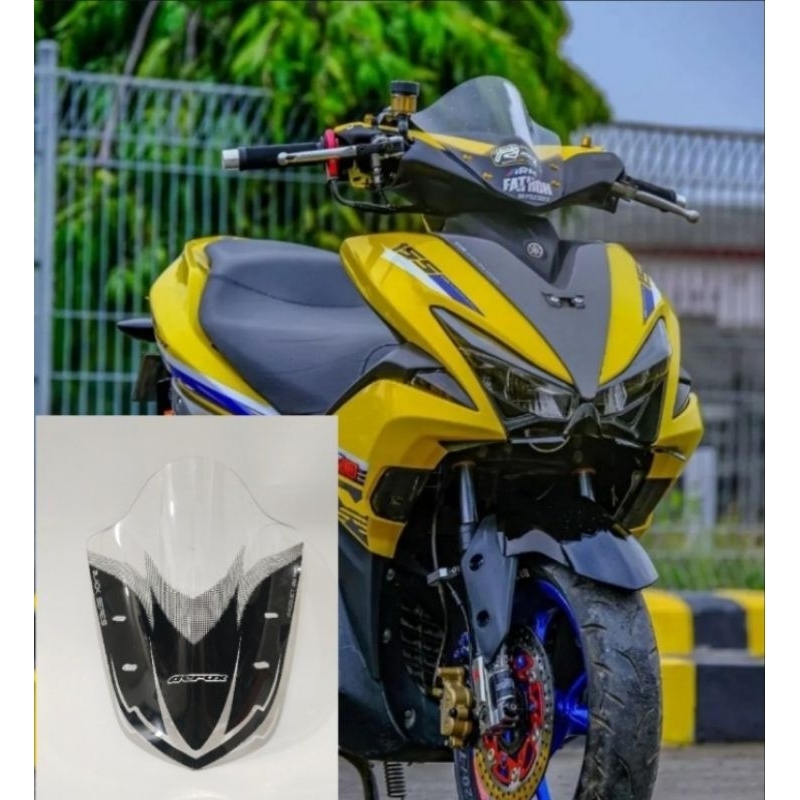 Jual visor variasi yamaha aerox old new model jenong bahan aklirik pnp ...