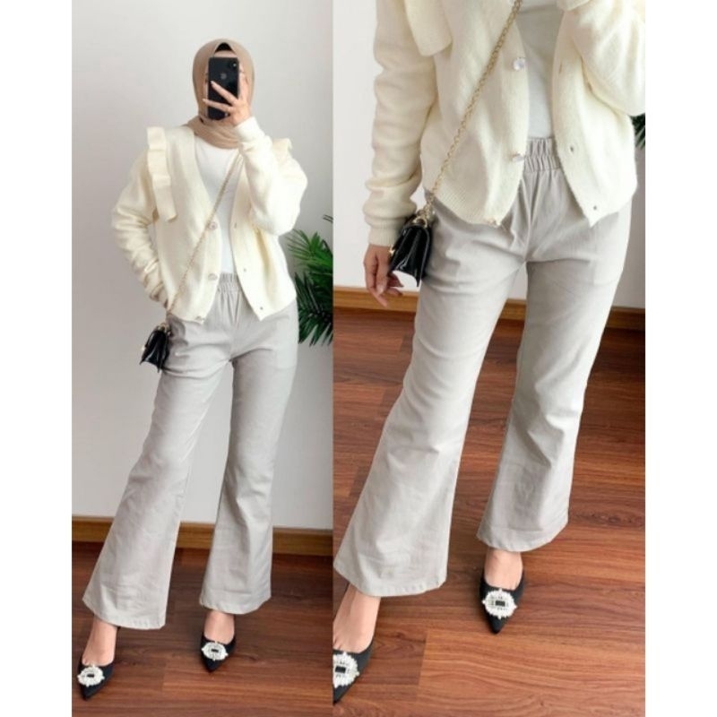 Jual CELANA CUTBRAY BASIC PREMIUM WIDE LEG//CELANA FASHION WANITA ...